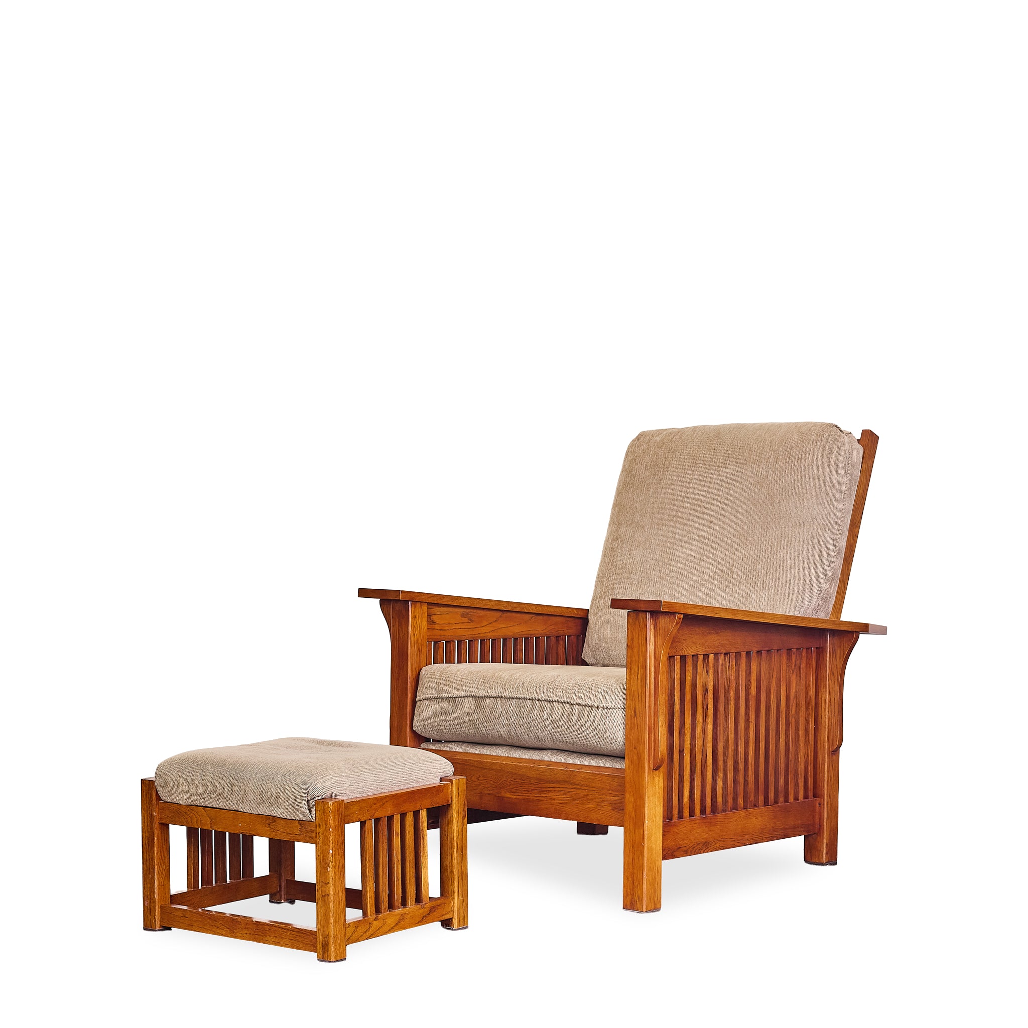 Craftsman style Chair w/ottoman – Whats New Furniture