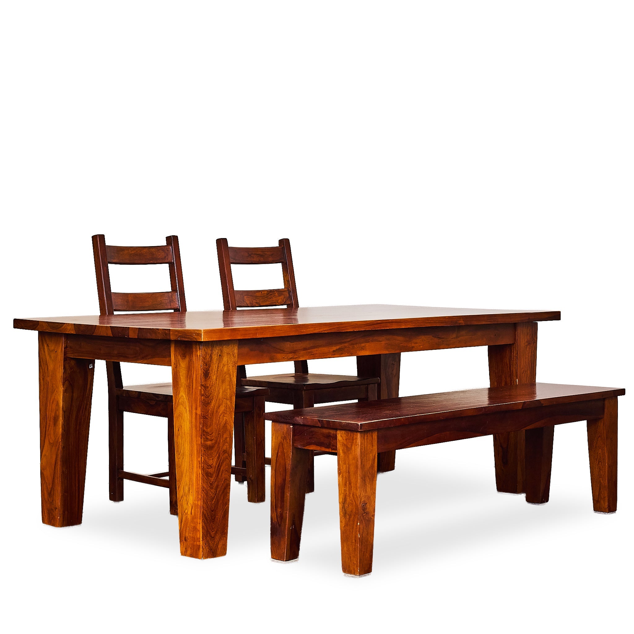 Dania Dining Set w/ Bench and 5 Chairs - Whats New Furniture - Portland ...